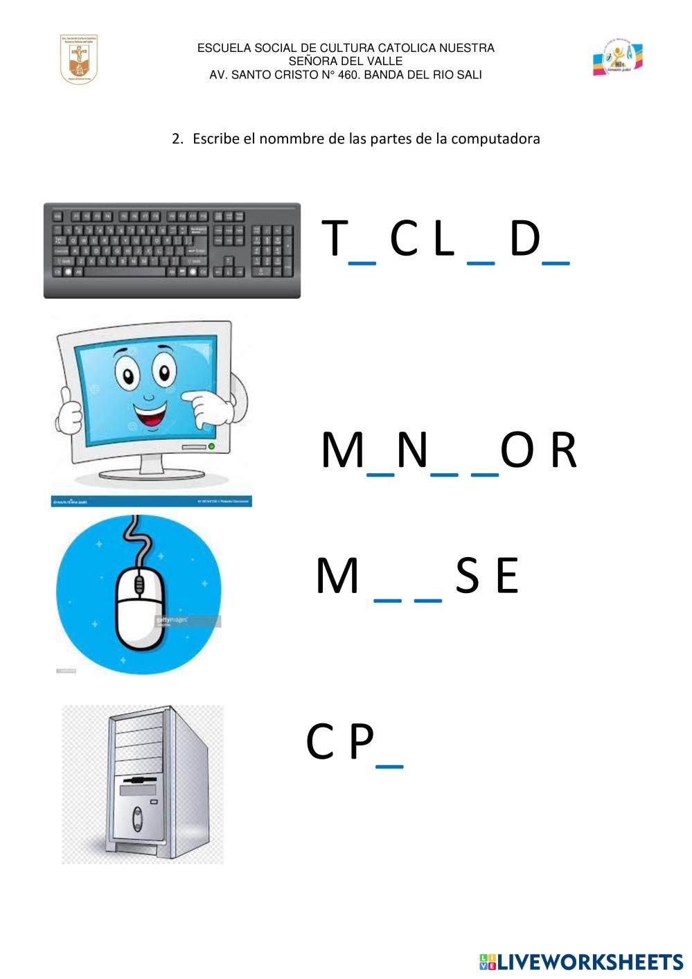 ACTIVIDAD TIC 7158496 | frias valeria | Live Worksheets