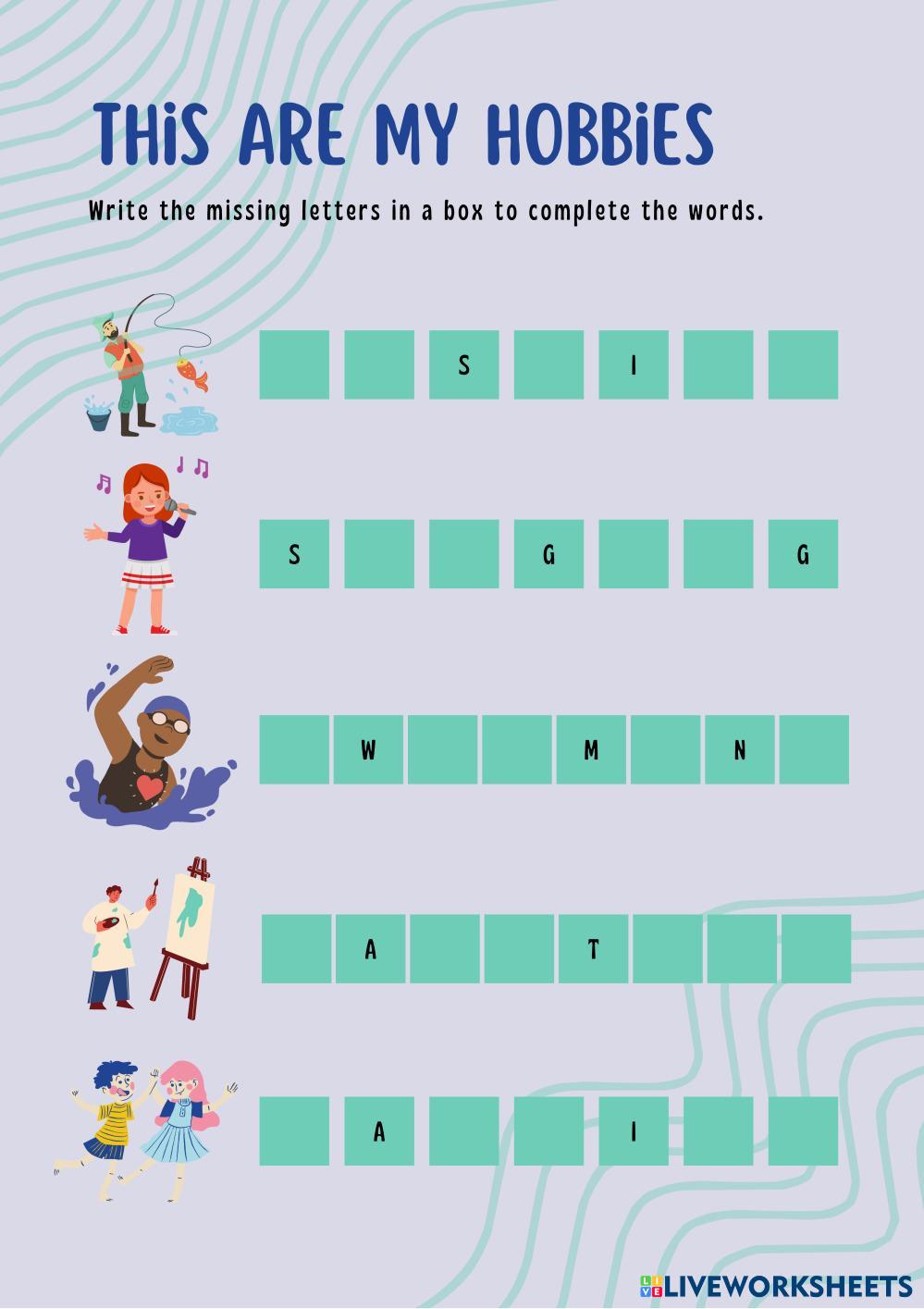 My Hobby | Free Interactive Worksheets | 7165193