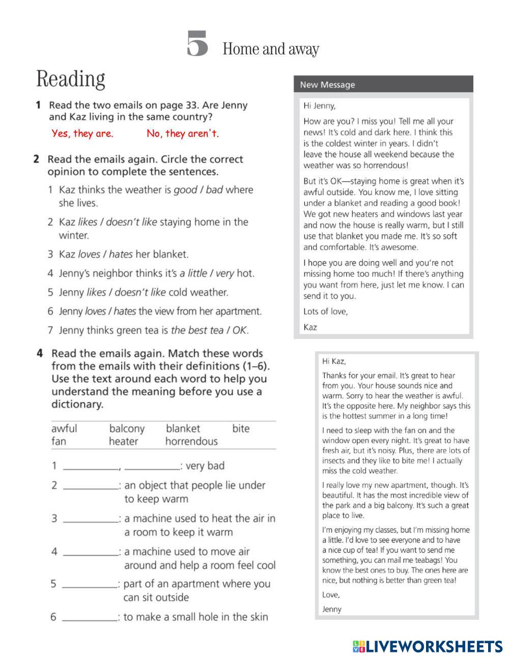 V3 U5 Workbook | Live Worksheets