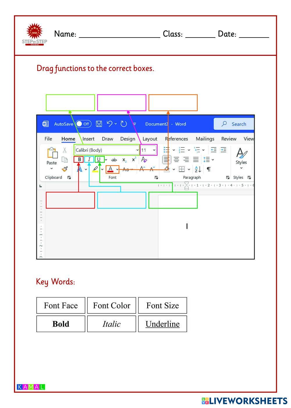 Formatting Skil… | Free Interactive Worksheets | 7169084