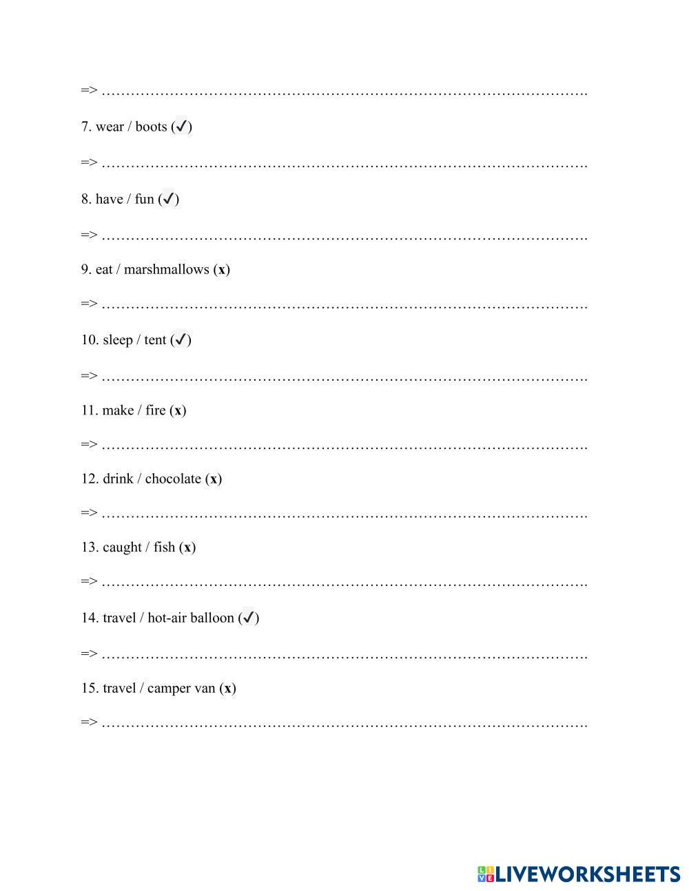 7170166 | past simple questions and short answers