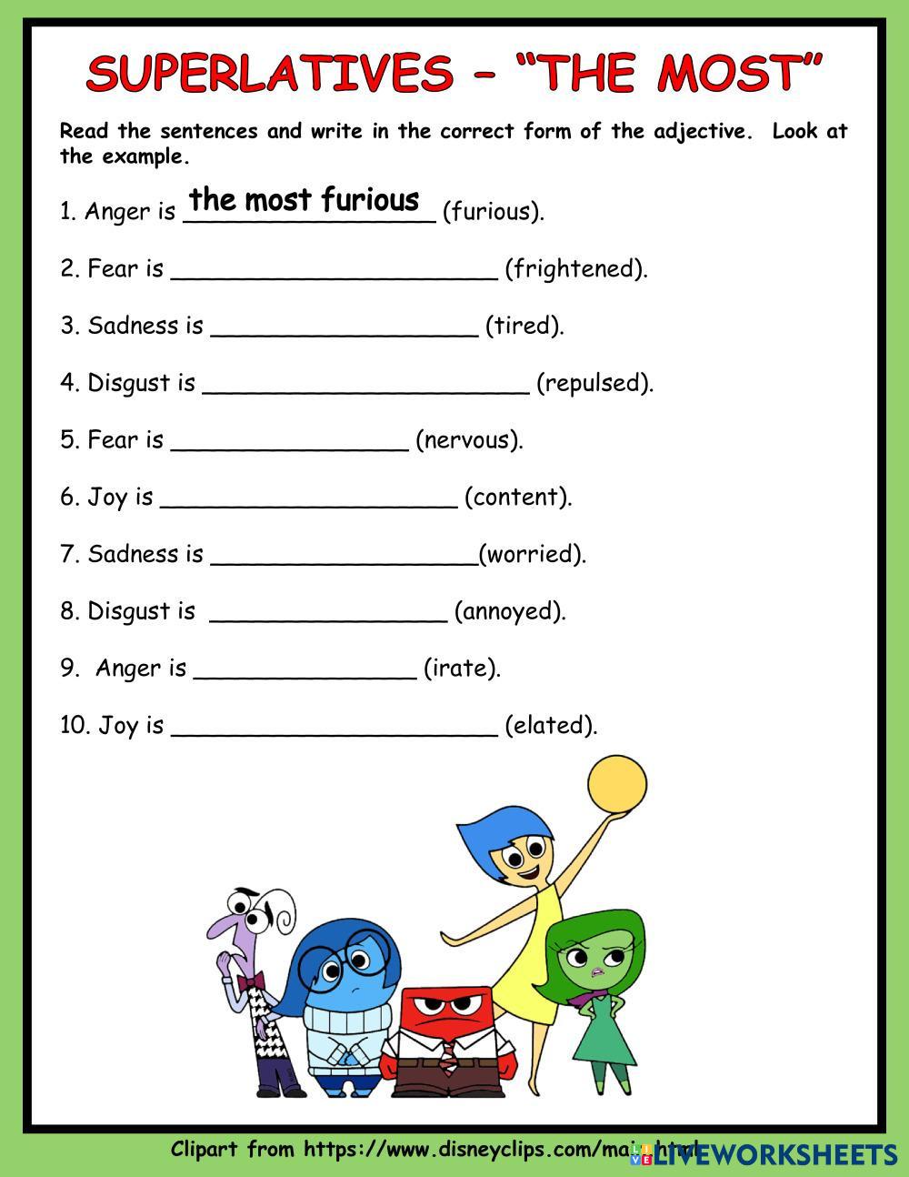 7170436 | Superlatives "The Most" | estherlee76