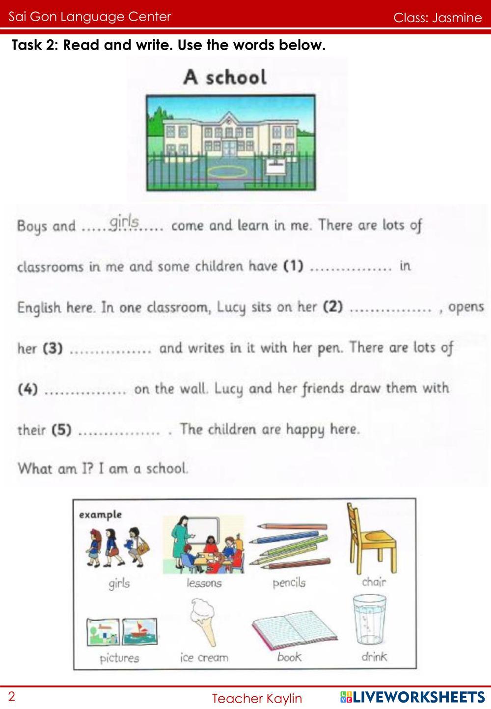 Jasmine 09/09 | Free Interactive Worksheets | 7170854