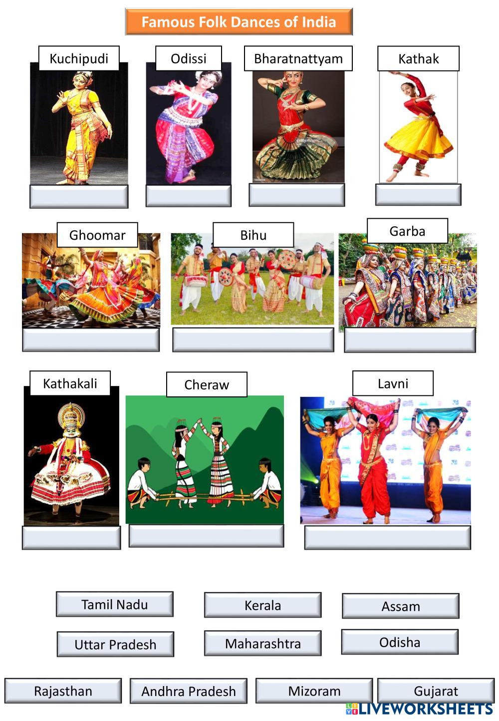 Famous Folk Dan… | Free Interactive Worksheets | 7170995