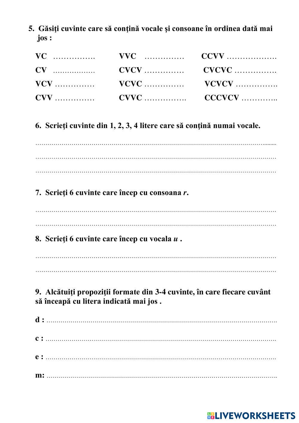 Consoane si vocale 7171217 | Fontanela Gabriela | Live