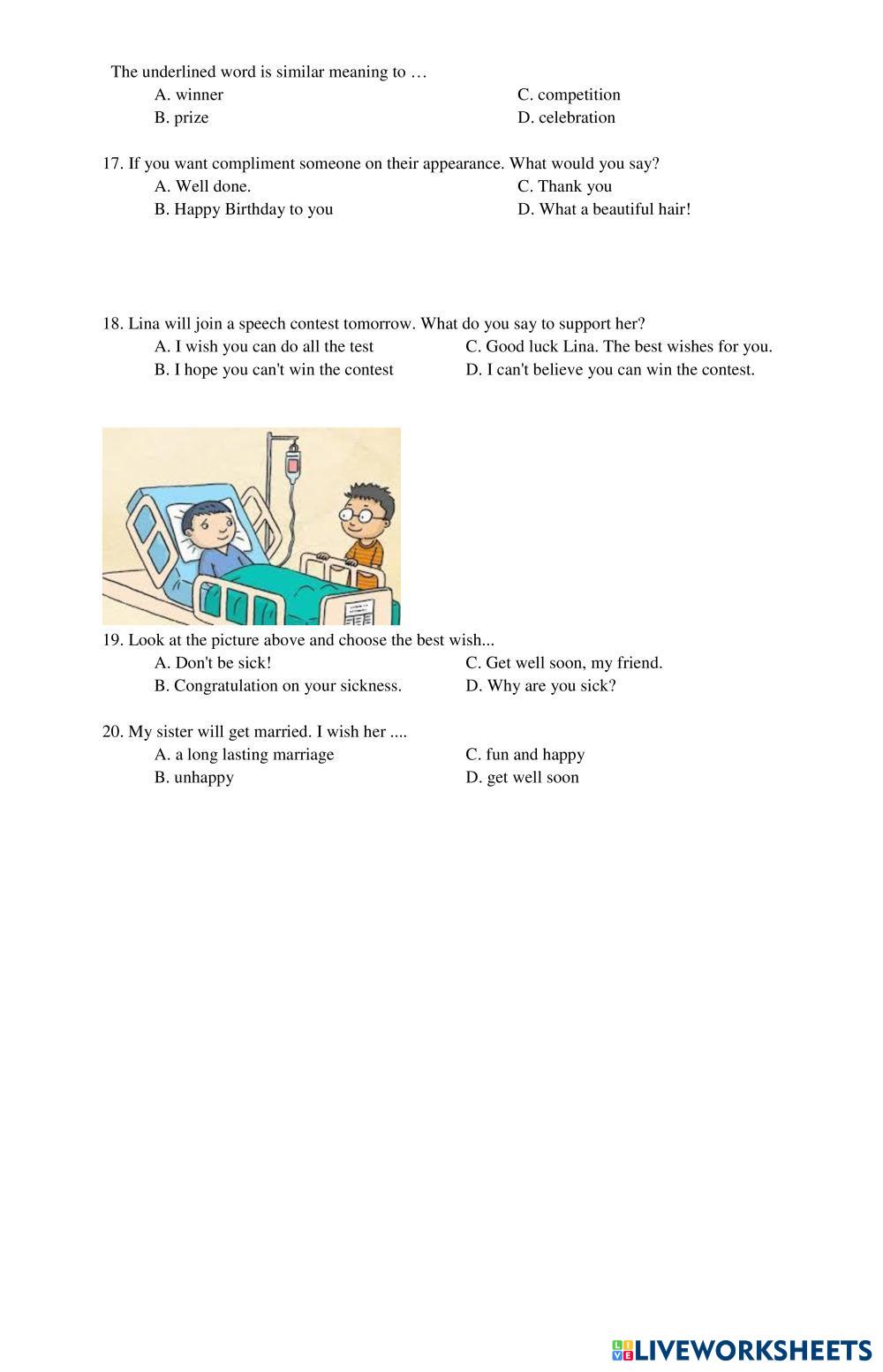 Expression of Congratulations, Wishes and Hopes 7171259