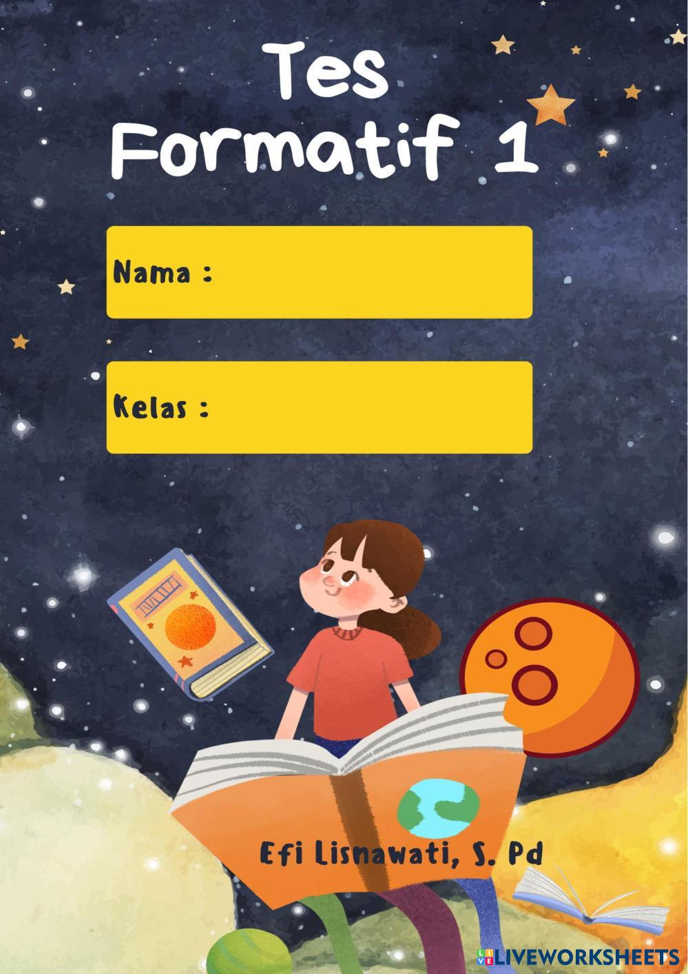 Tes Formatif 1 | Free Interactive Worksheets | 7172940