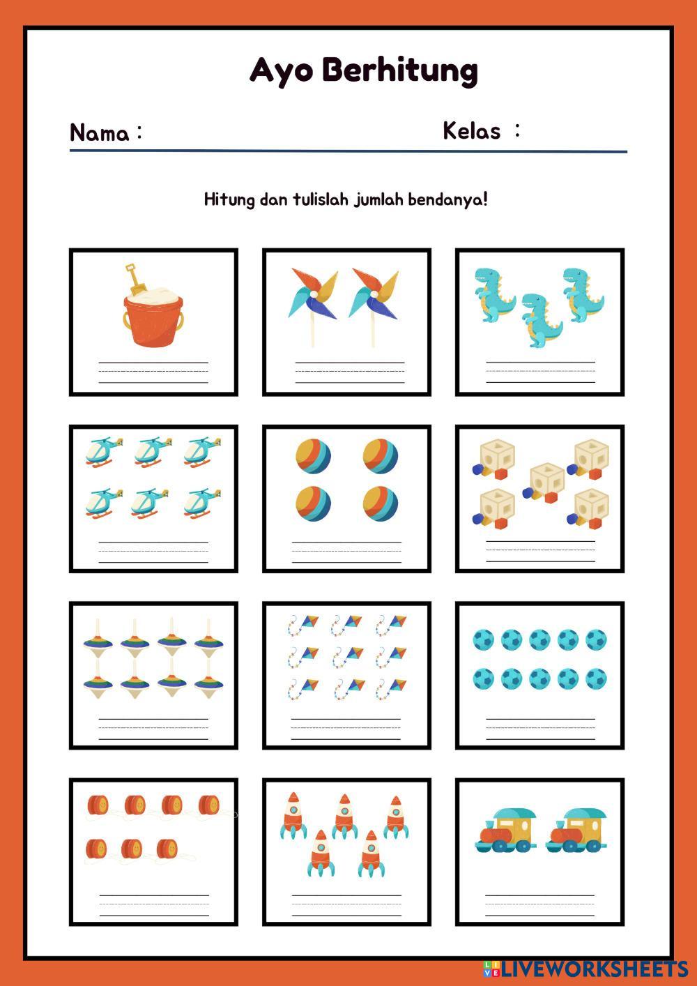 Berhitung | Efraim Nalle | Live Worksheets