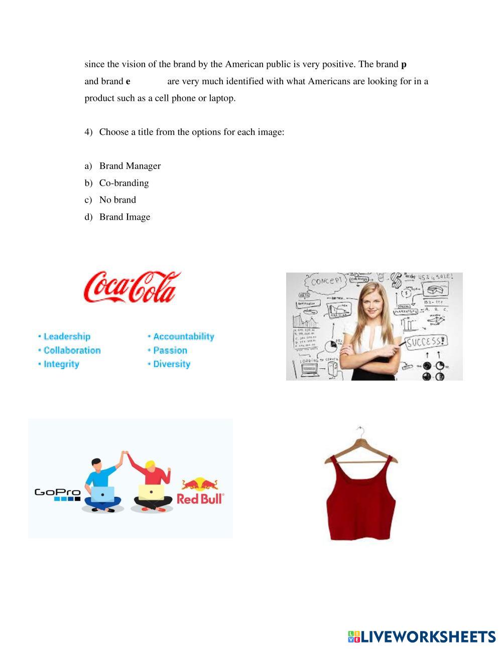 Branding Quiz... | Live Worksheets