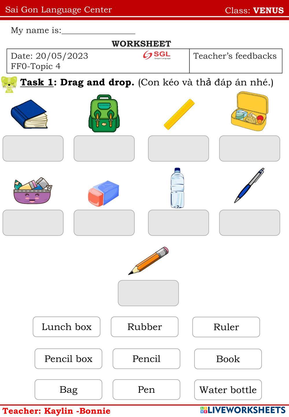 FF0-Topic 4 | Live Worksheets