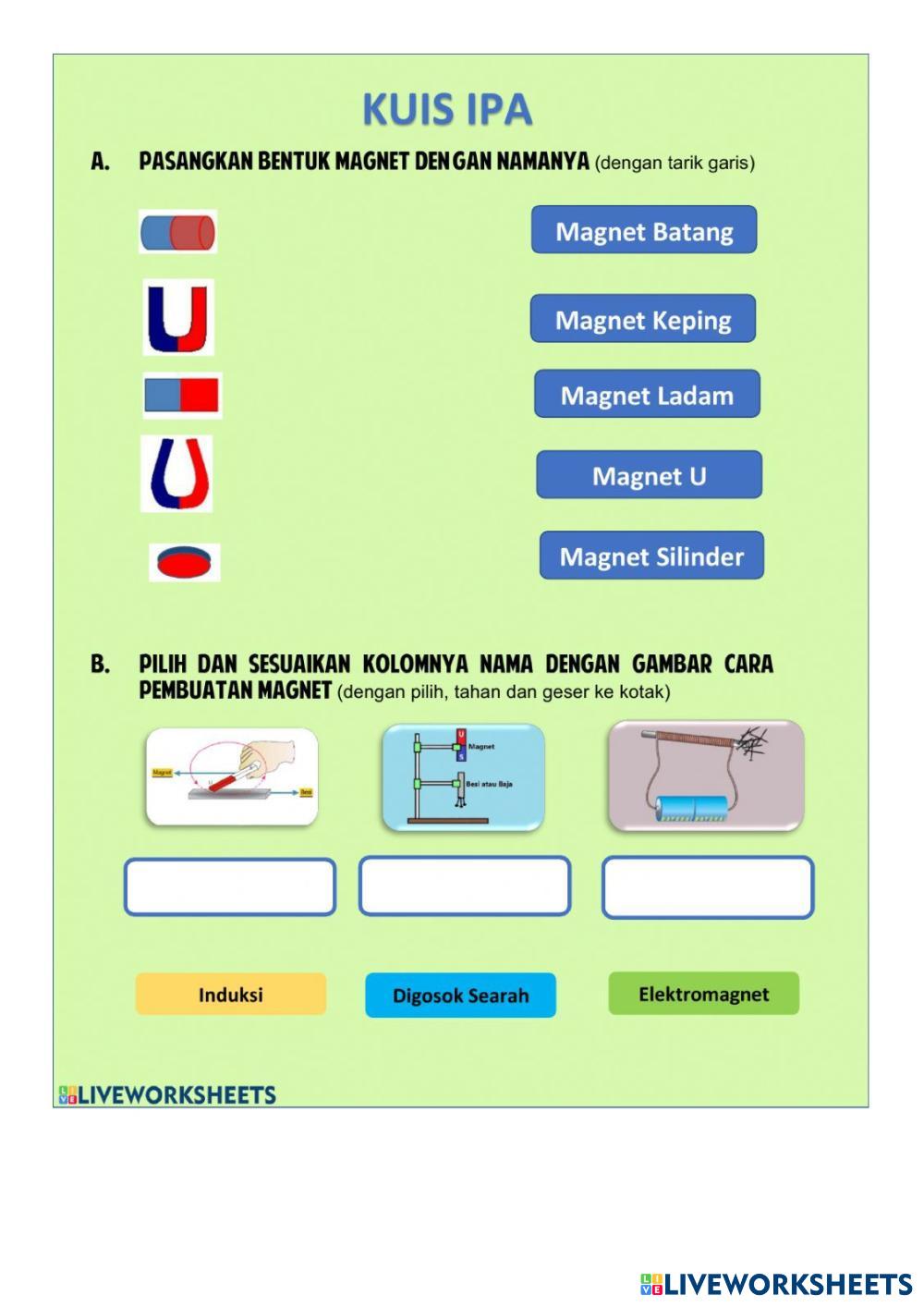 LKPD magnet | Live Worksheets