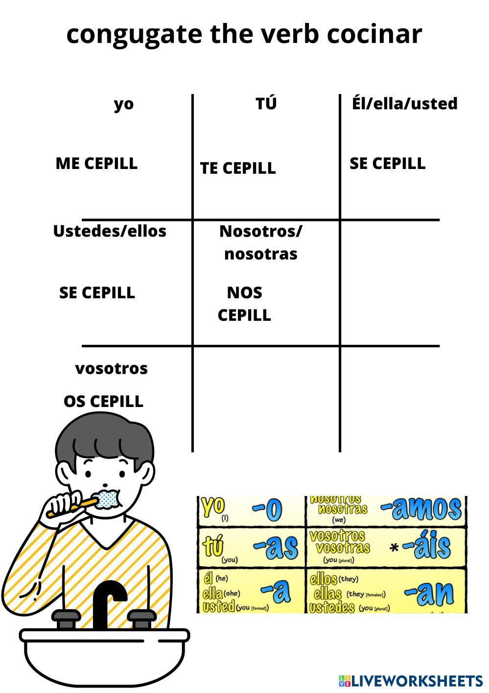 verbo AR online exercise for GHGHG | Live Worksheets