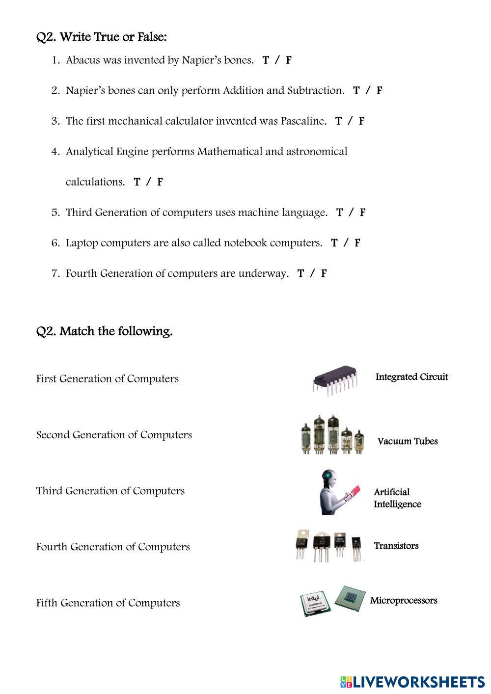 Level 6 Test Worksheet Term 1 | Live Worksheets