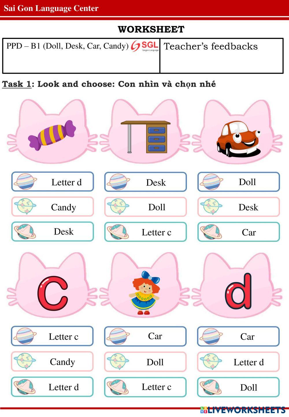 PPD - B1 | Live Worksheets