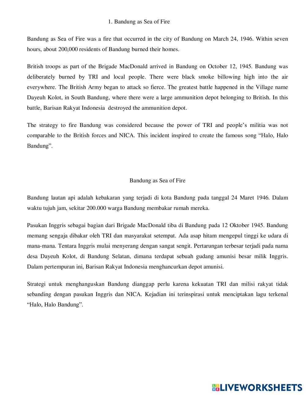 LKPD Historical recount text | Martalisa | Live