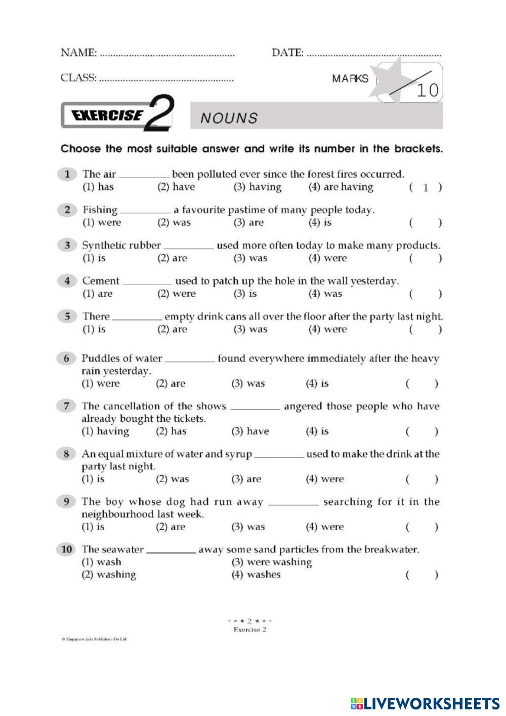 Grammar | Live Worksheets