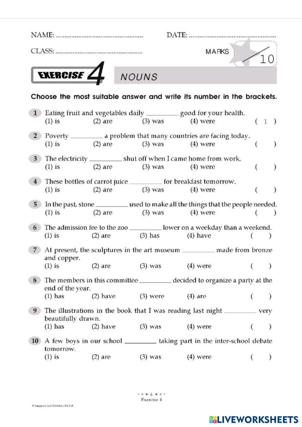 Grammar | Live Worksheets