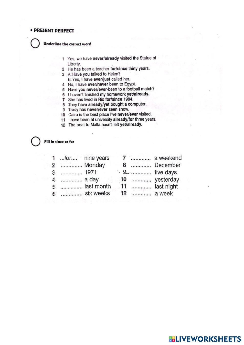 GRAMMAR | Live Worksheets