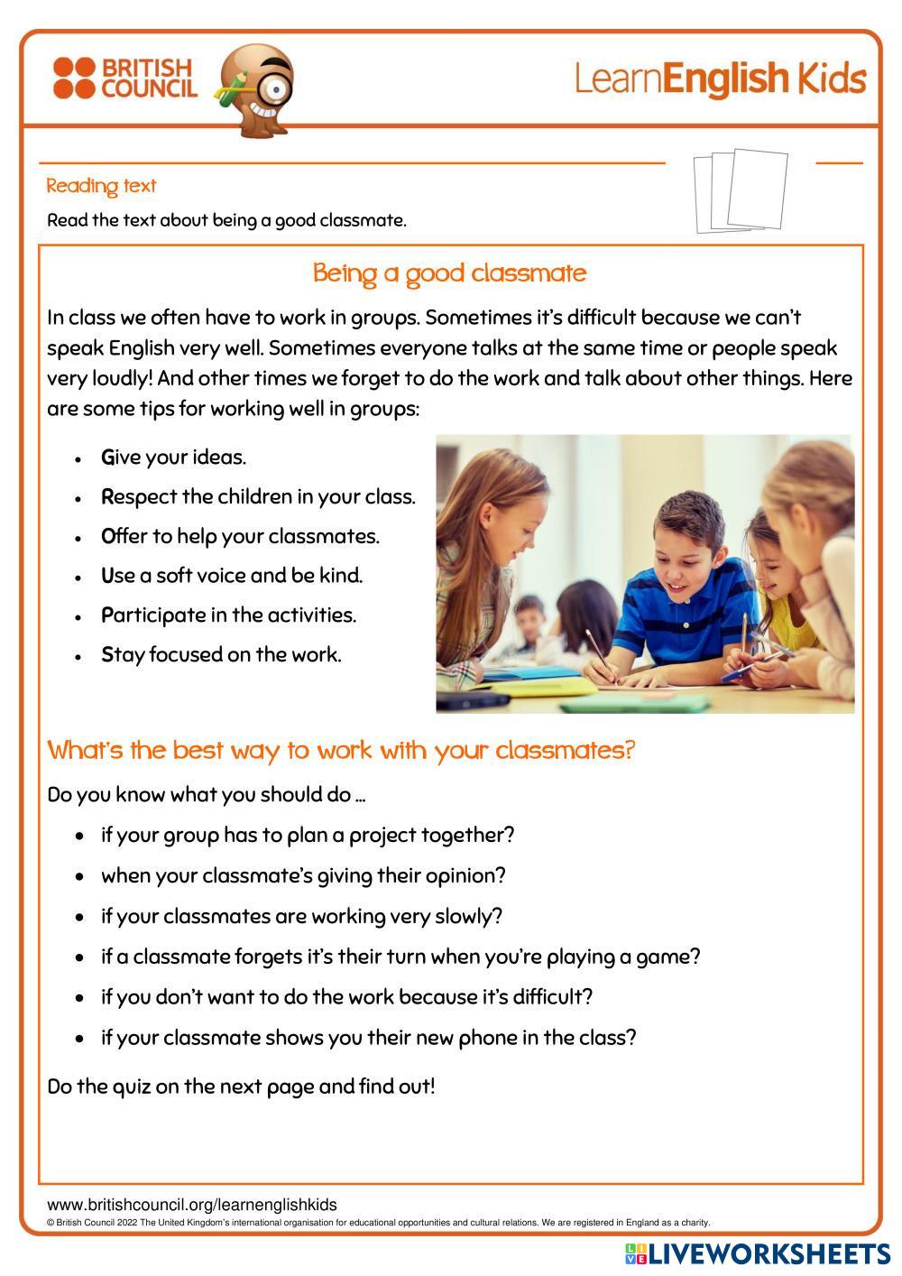 Reading for kids (Flyer) | Live Worksheets