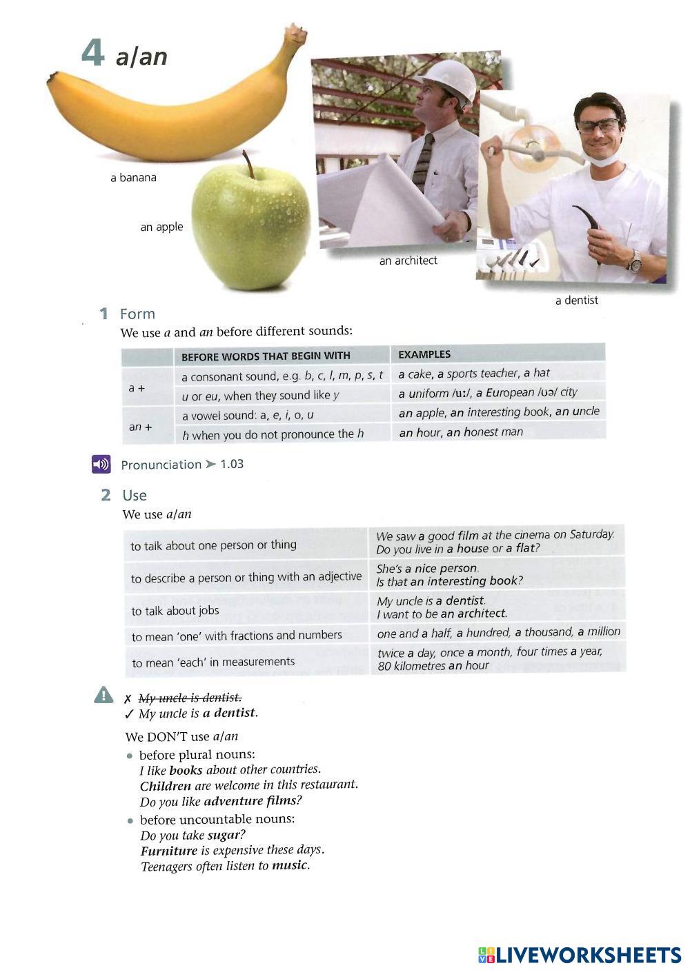 Elementary Gram… | Free Interactive Worksheets | 7186779