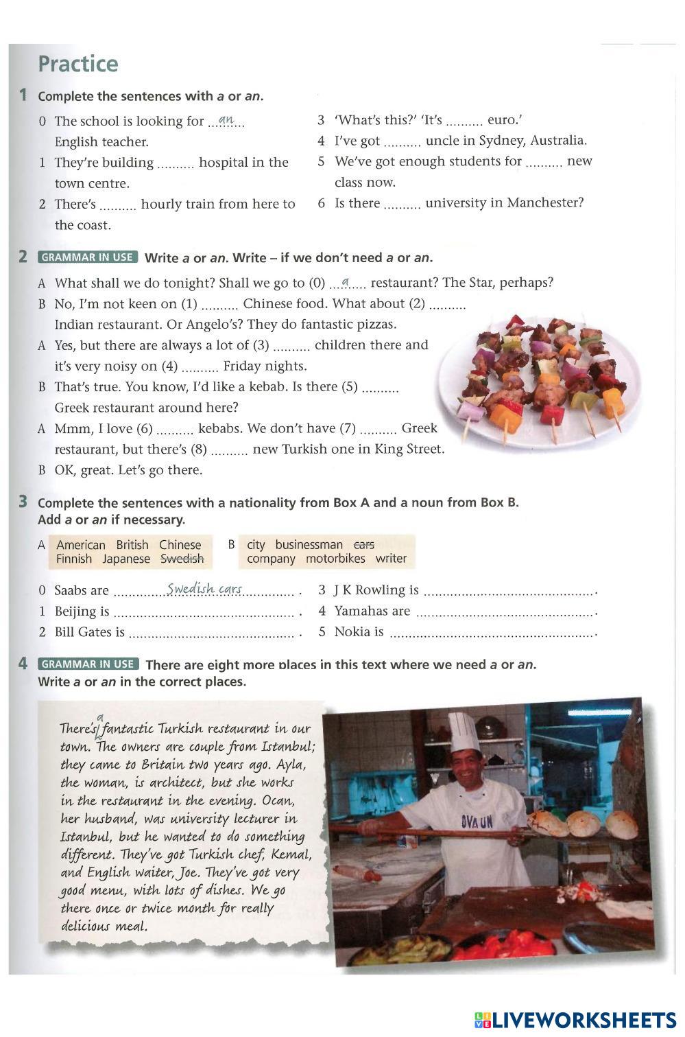 Elementary Gram… | Free Interactive Worksheets | 7186779
