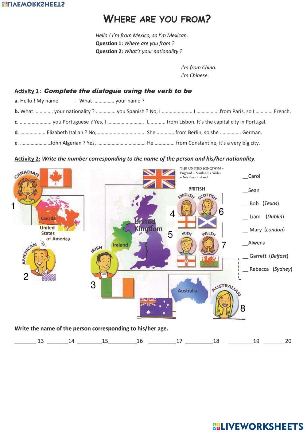 Listening Verb … | Free Interactive Worksheets | 7187266