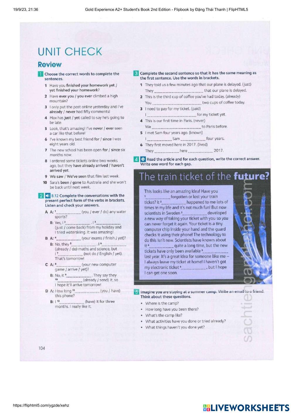 GE | Live Worksheets