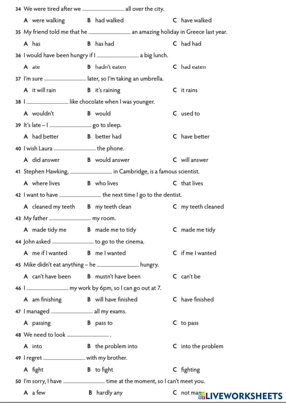 7191524 | PlacemENT TEST 8th grade | NIAProfe