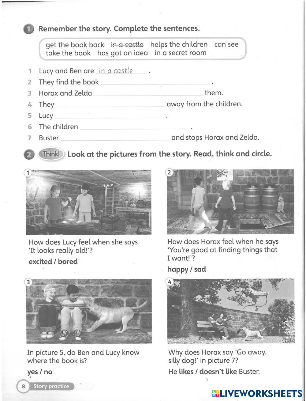 Superminds 3 WB pg 8-9 | Live Worksheets