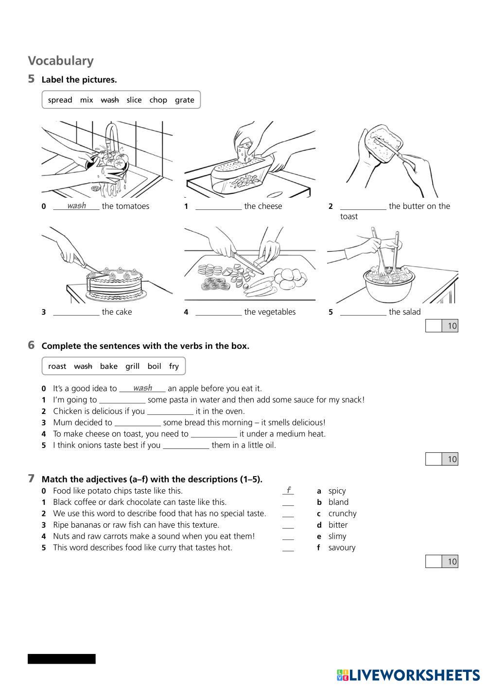 Midterm Exam | Live Worksheets