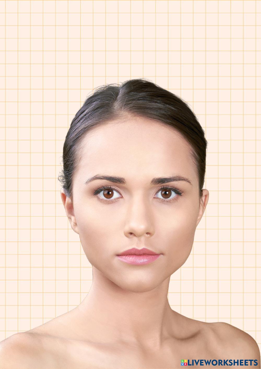 Face parts | Live Worksheets