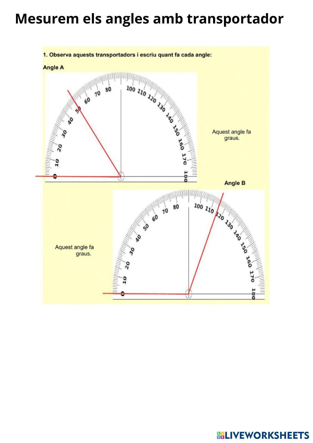 Angles 5è 7194364 | Daniel | LiveWorksheets