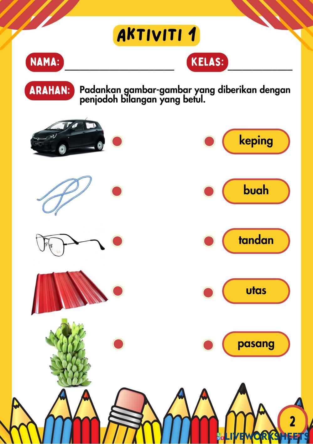 PENJODOH BILANG… | Free Interactive Worksheets | 7194802