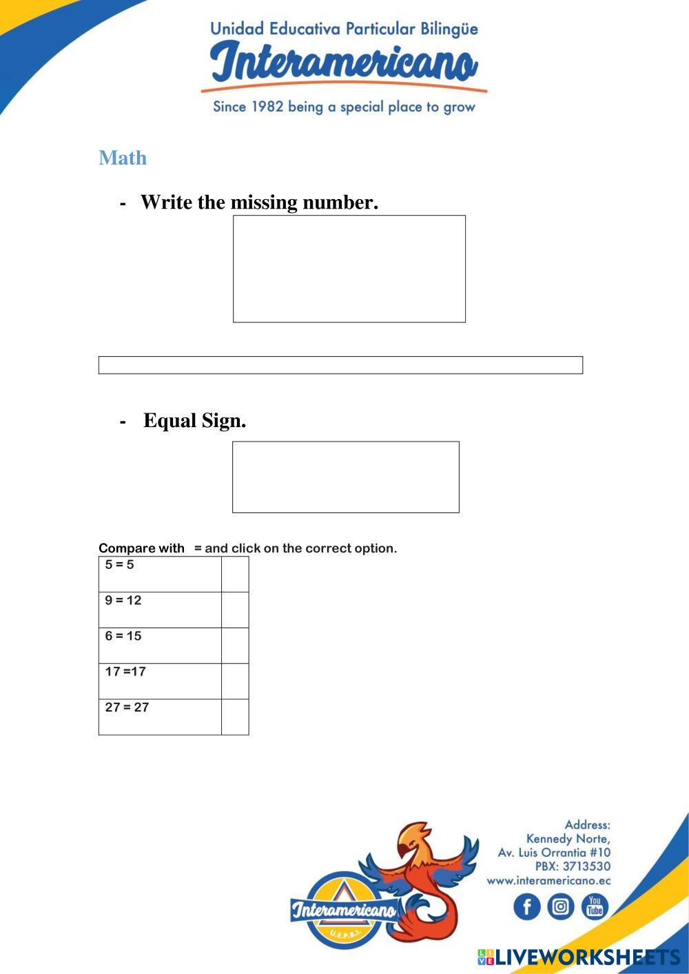 LIVEWORKSHEET WEEK 21 PREPARATORY 7195049