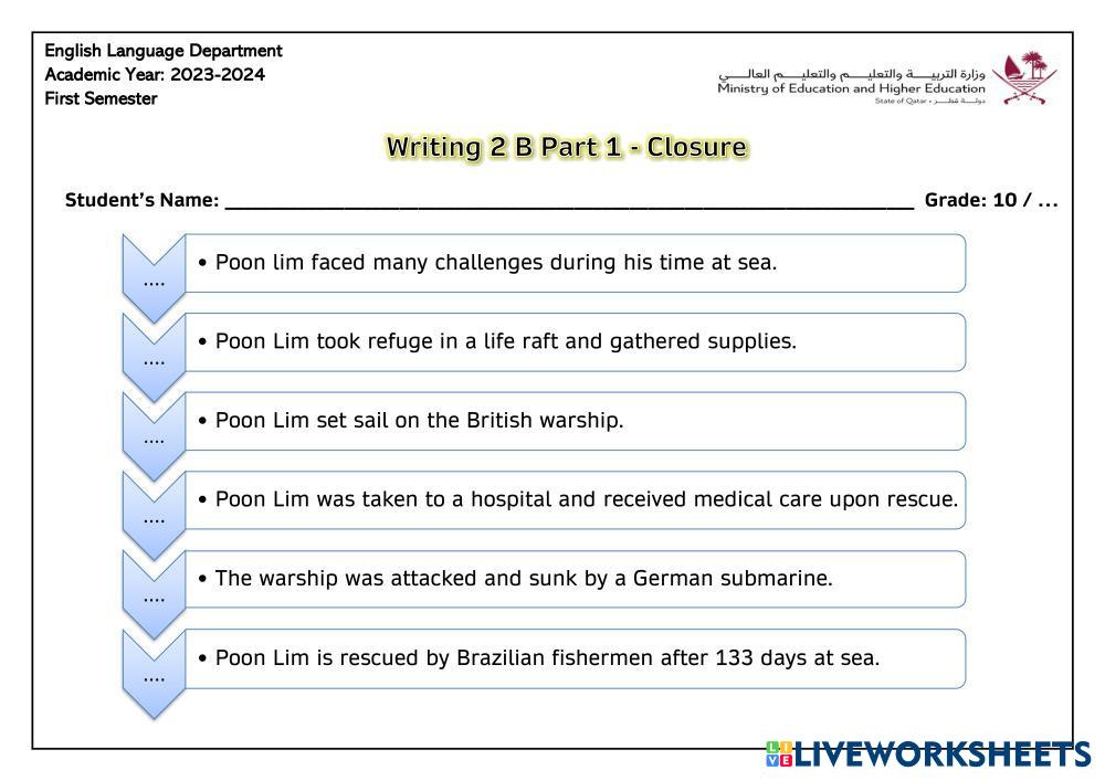 G10_Writing 2 B_Part 1_closure 7195857 | nizar eleuch