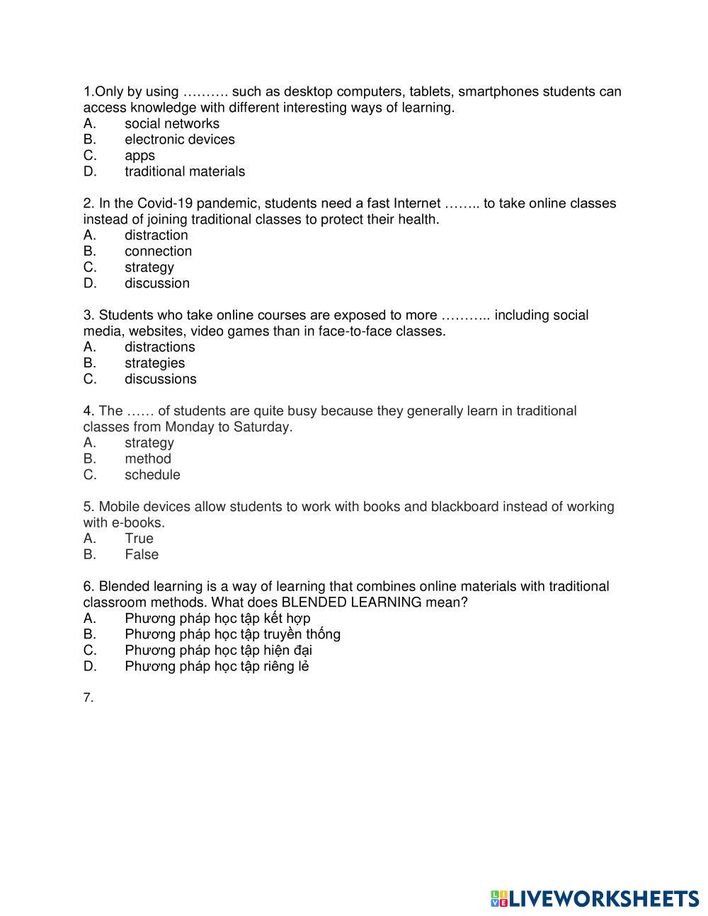 7197188 | Vocabulary Unit 8 - Grade 10 | Hồ Phạm Mỹ Diệu