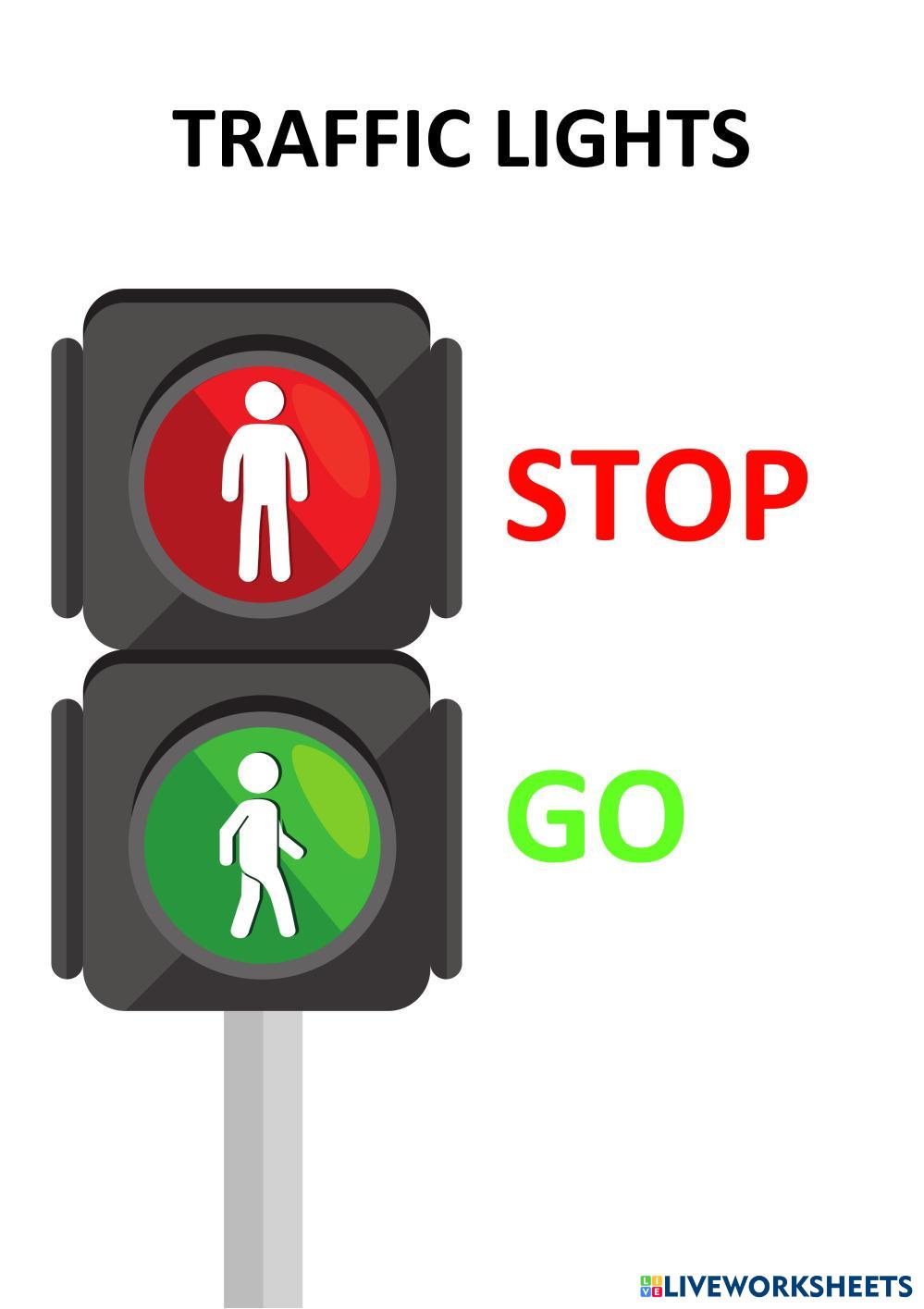 Traffic light F… | Free Interactive Worksheets | 7198069