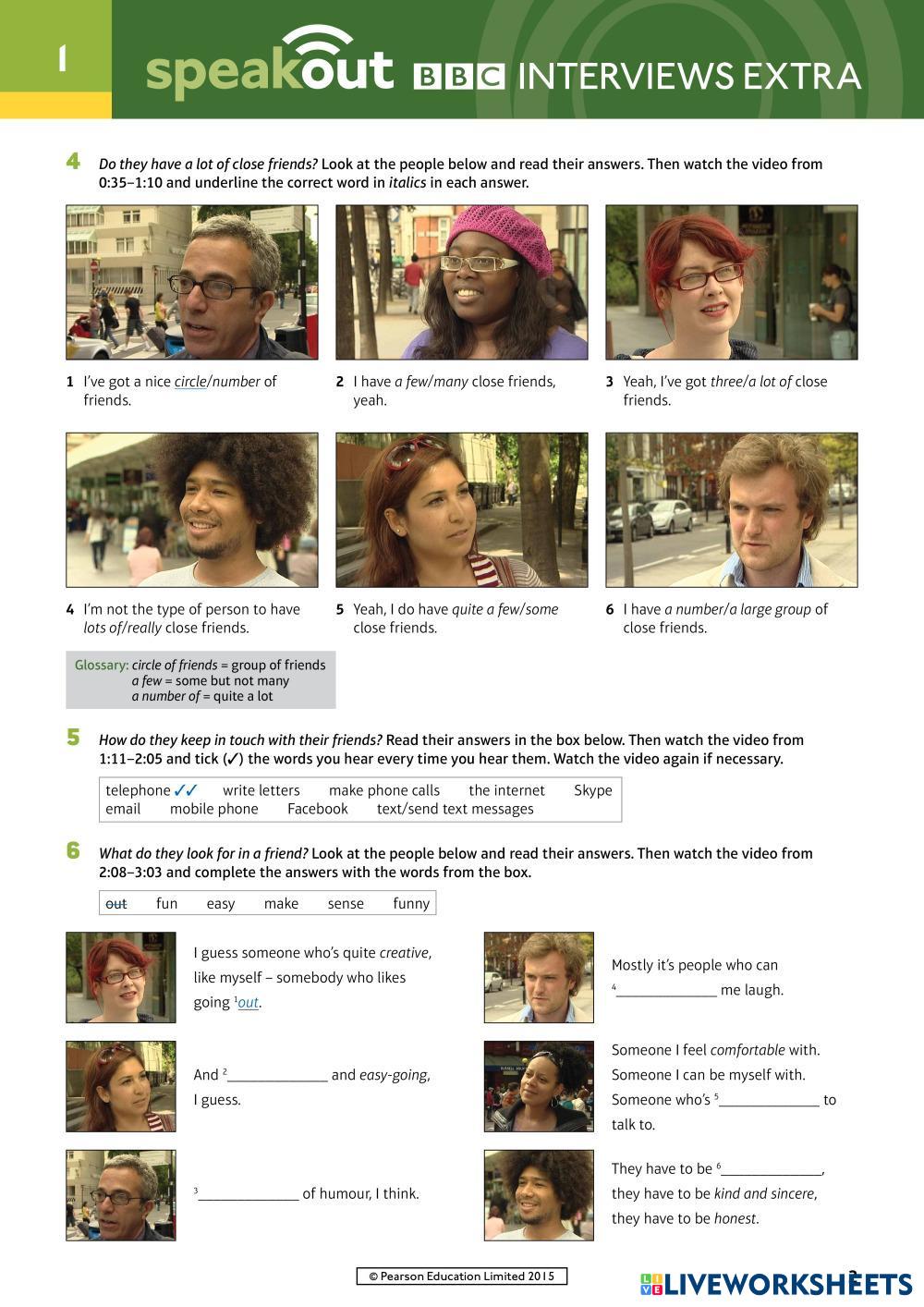 bbc interview e… | Free Interactive Worksheets | 7198473