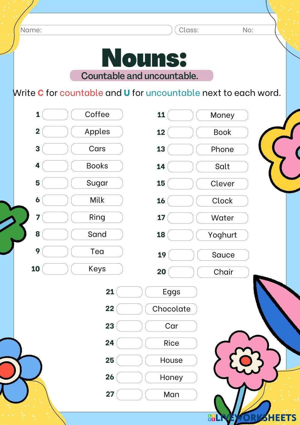 7198608 | countable and uncountable nouns | pphusnp23