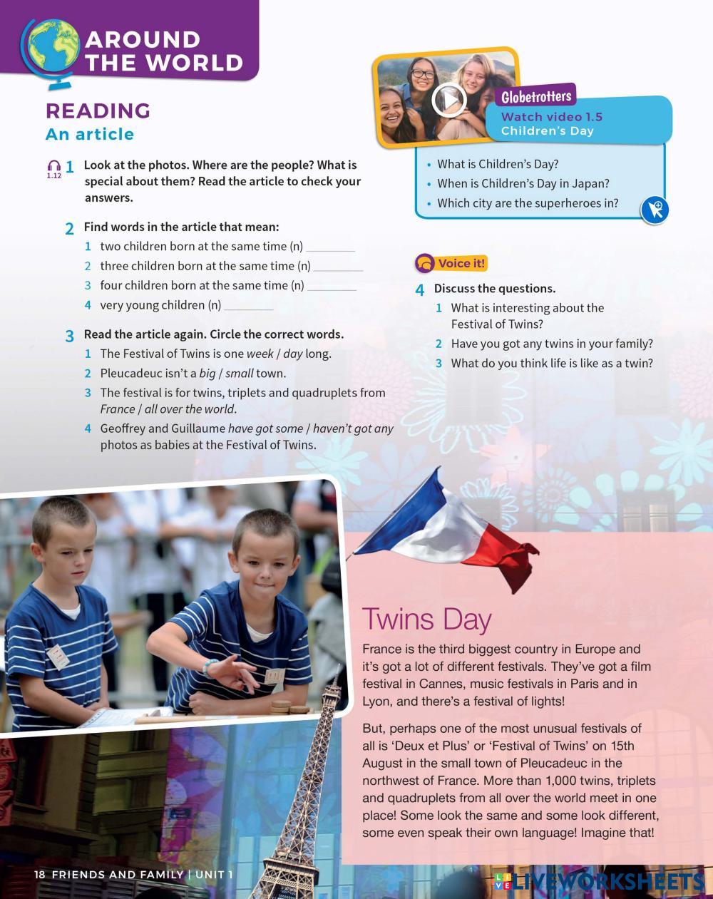 twins 7198981 | nataly14 | Live Worksheets