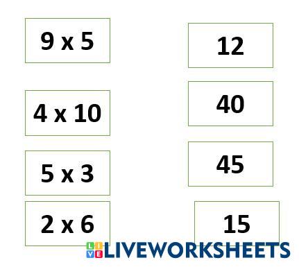 Math 7205030 | Rofaidah Momani | Live Worksheets