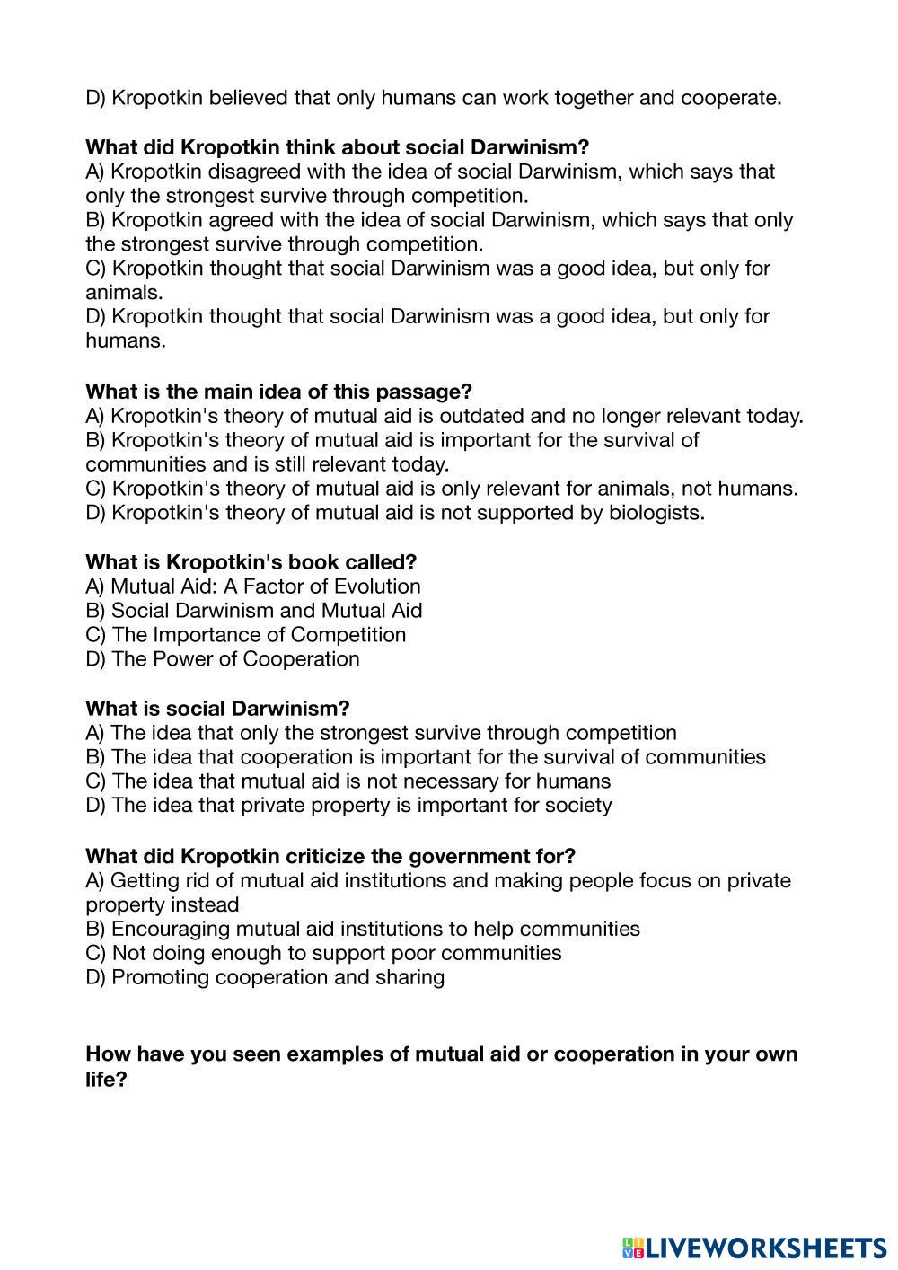 F2_HW_Coop | Live Worksheets