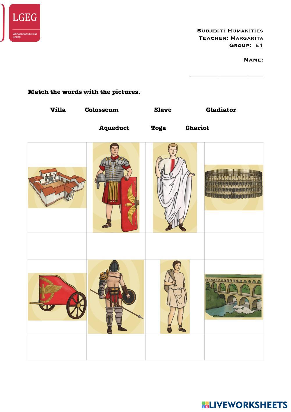 E1_HW_Lesson4 | Live Worksheets