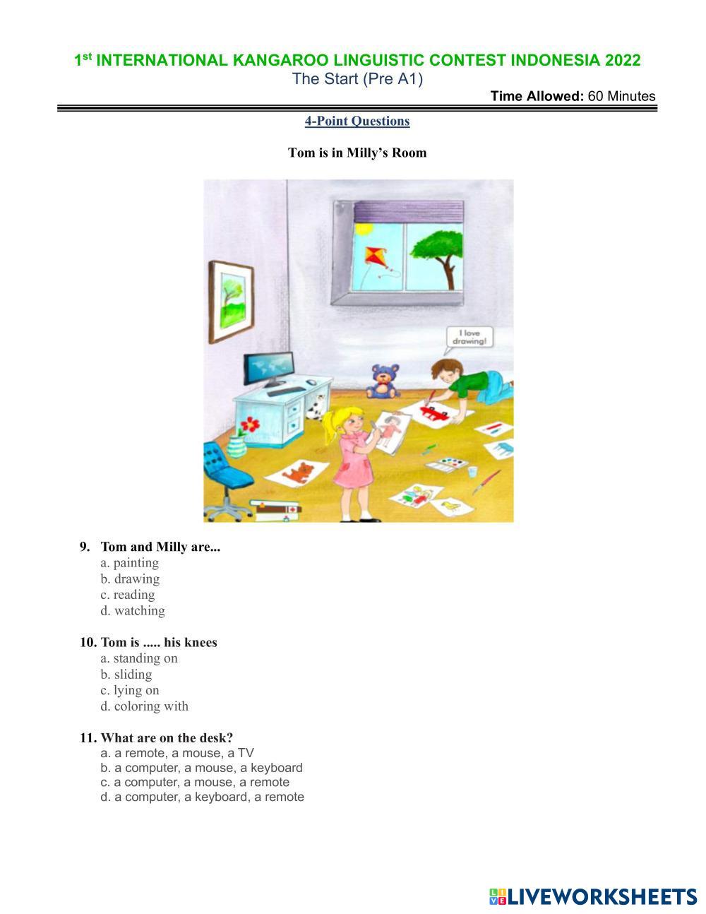 IKLC - The Start | Live Worksheets