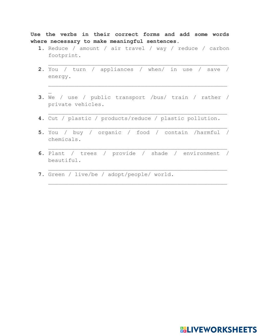 writting | Live Worksheets