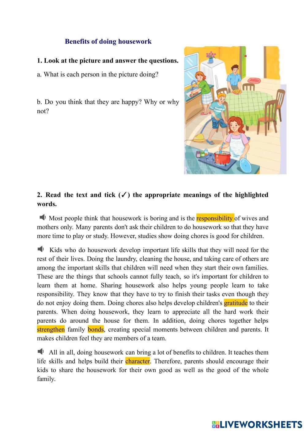 reading | Live Worksheets