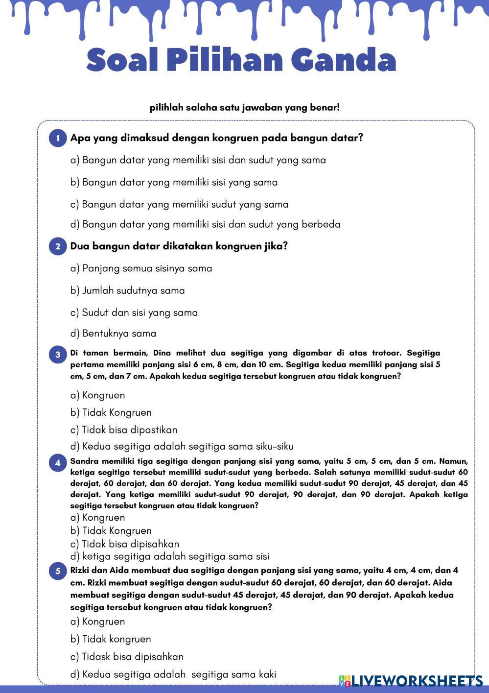 mtk | Live Worksheets