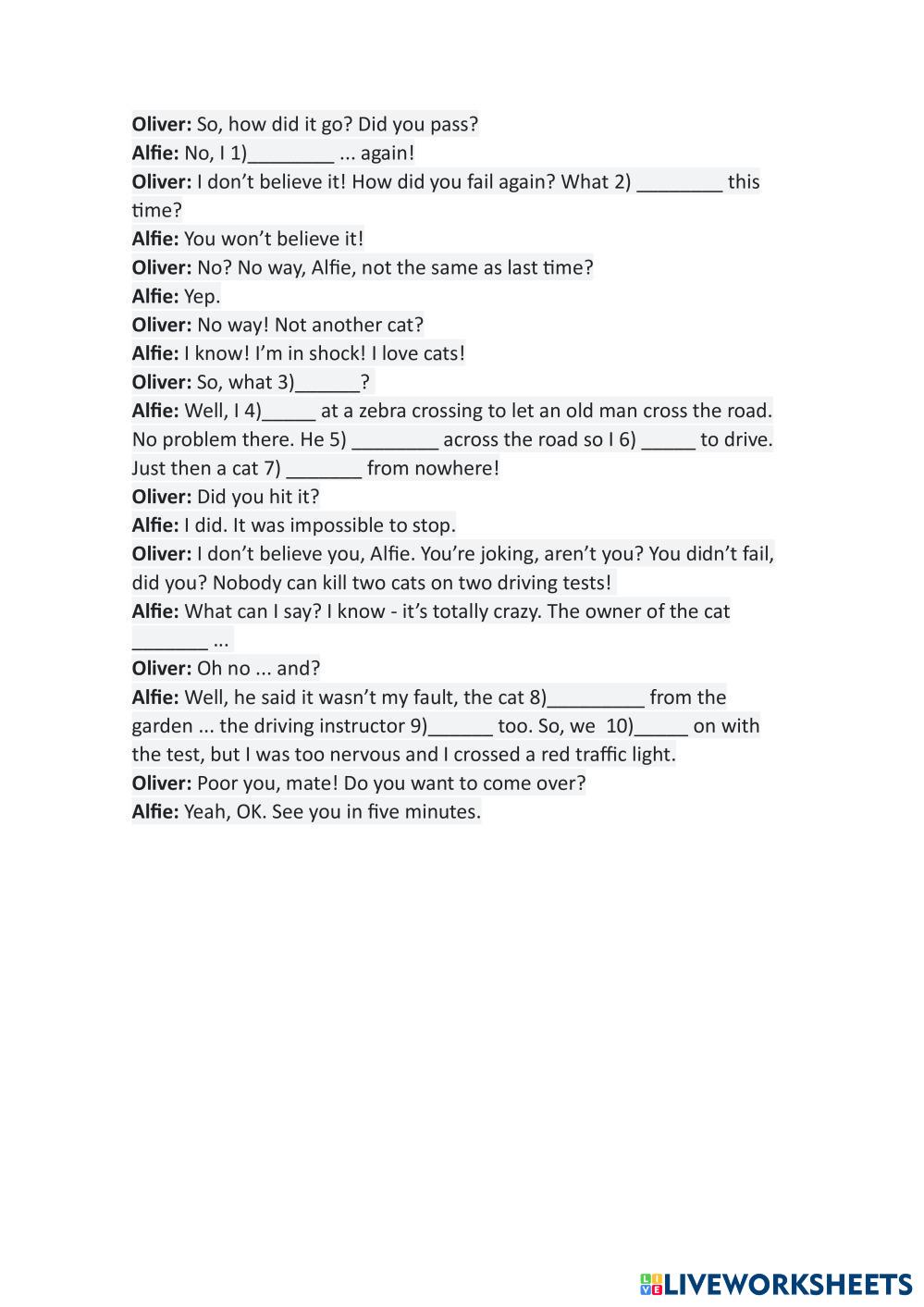 Simple past reg… | Free Interactive Worksheets | 7491631