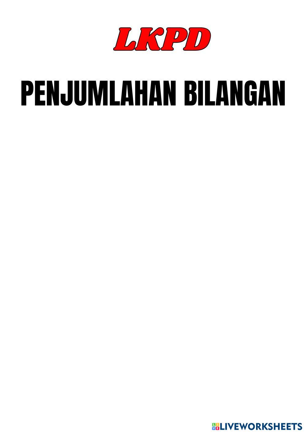 LKPD Matematika Kelas 1 2131 | Afik Kushendrawan | Live