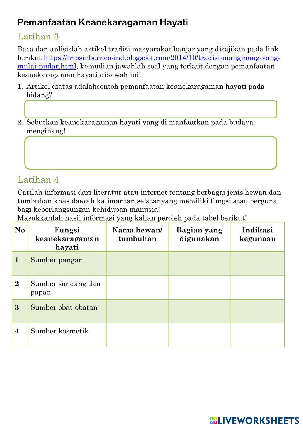 persebaran dan … | Free Interactive Worksheets | 7500474